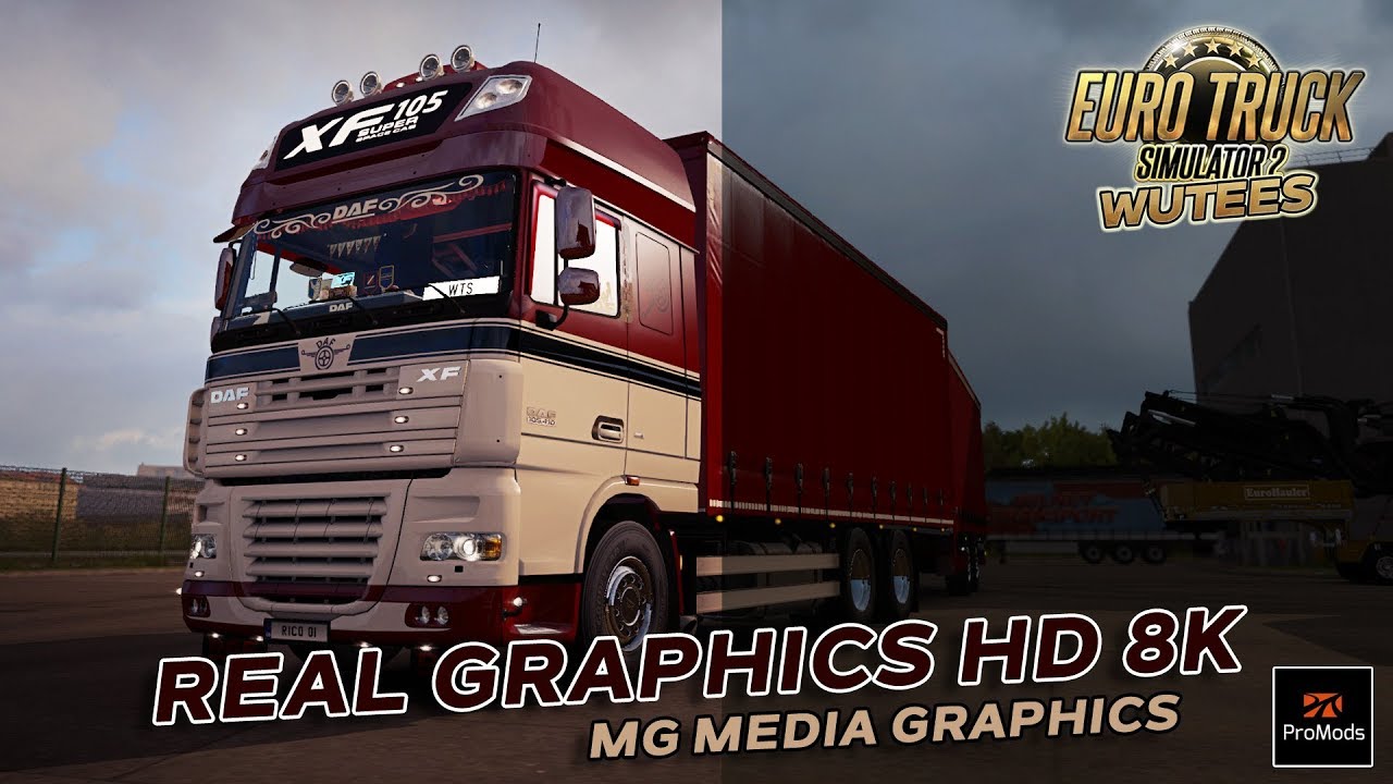 #59 ETS2 Real Graphics HD 8K, MG Media Graphics - YouTube