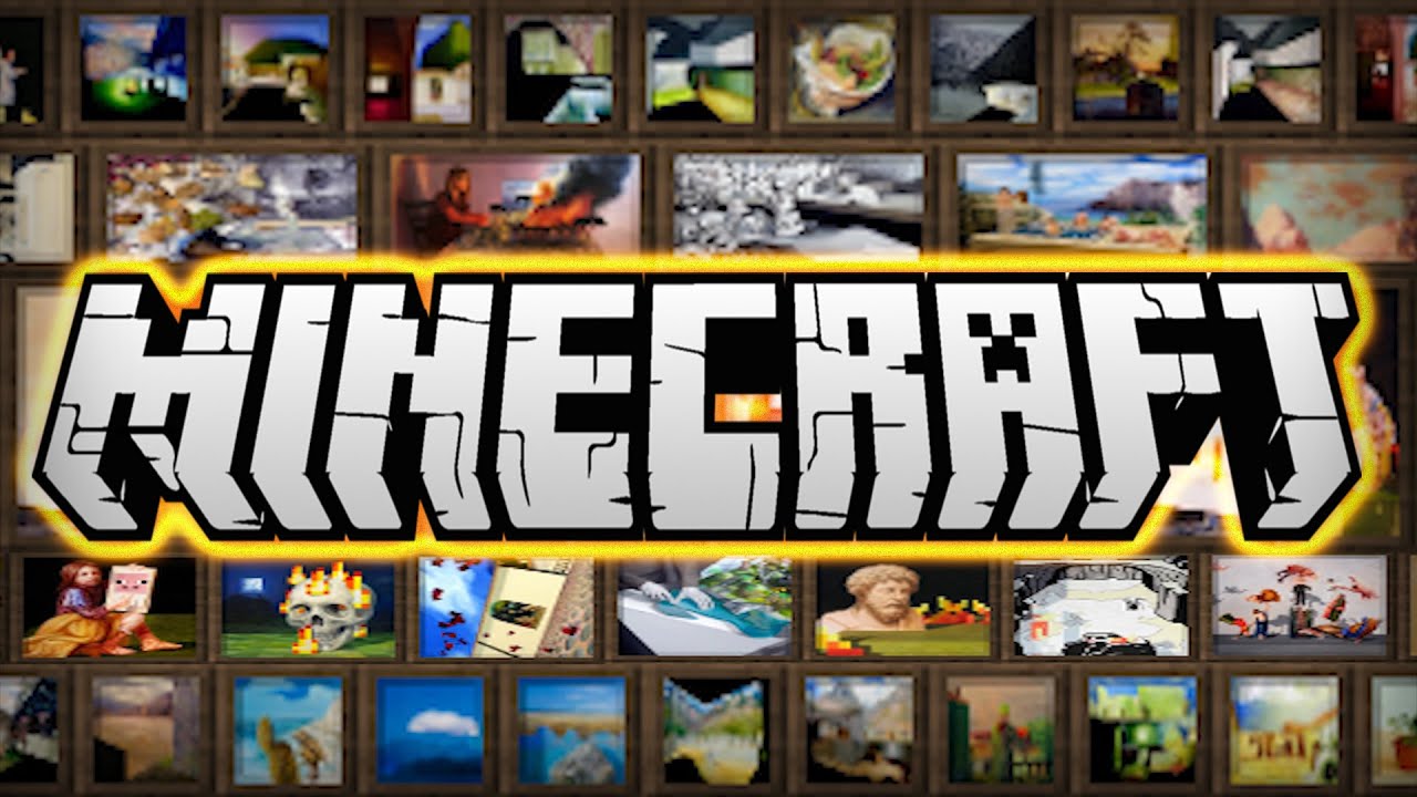 Top 5 Paintings in Minecraft - YouTube
