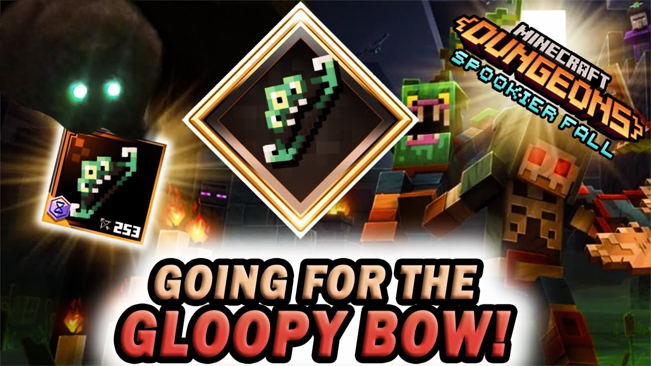 How to get the new Gloopy Bow in Minecraft Dungeons: Spooky Fall Event ...
