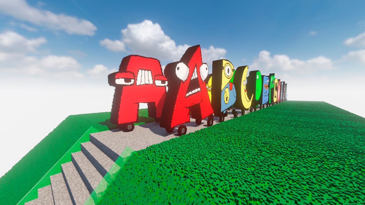 Closhy & Mike Salcedo Alphabet Lore Car vs Stairs Jumps Down | Teardown ...