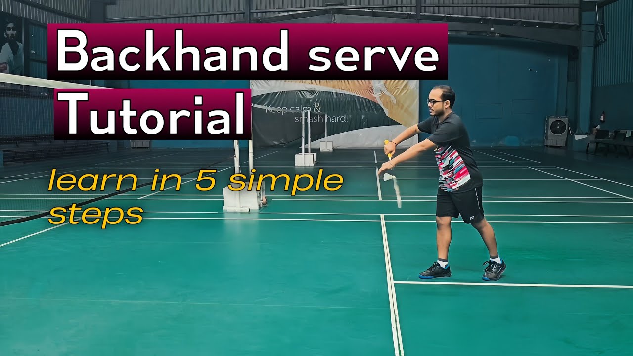 Master the Backhand Serve in Badminton - 5 Simple Steps!🏸 - YouTube