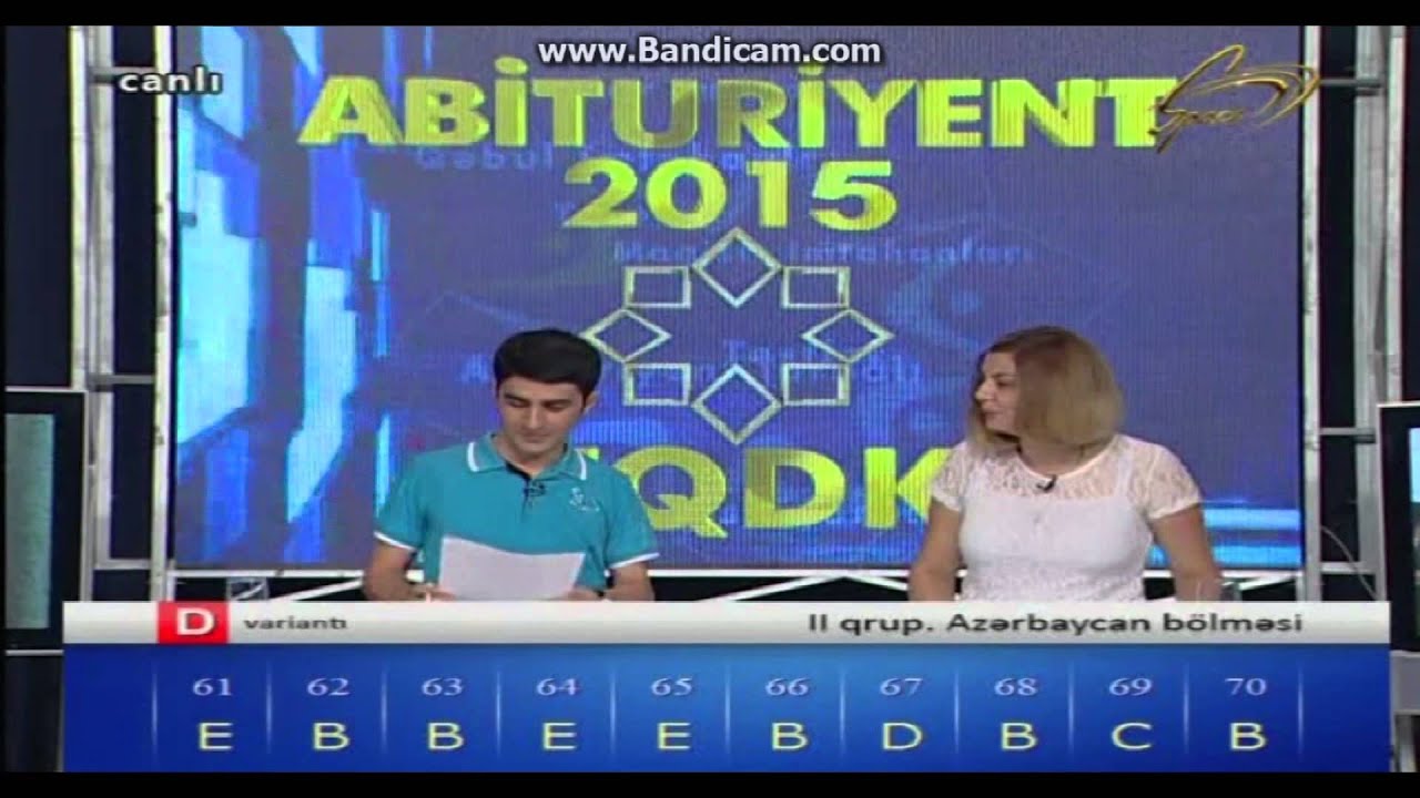TQDK Abituriyent 2015 - YouTube