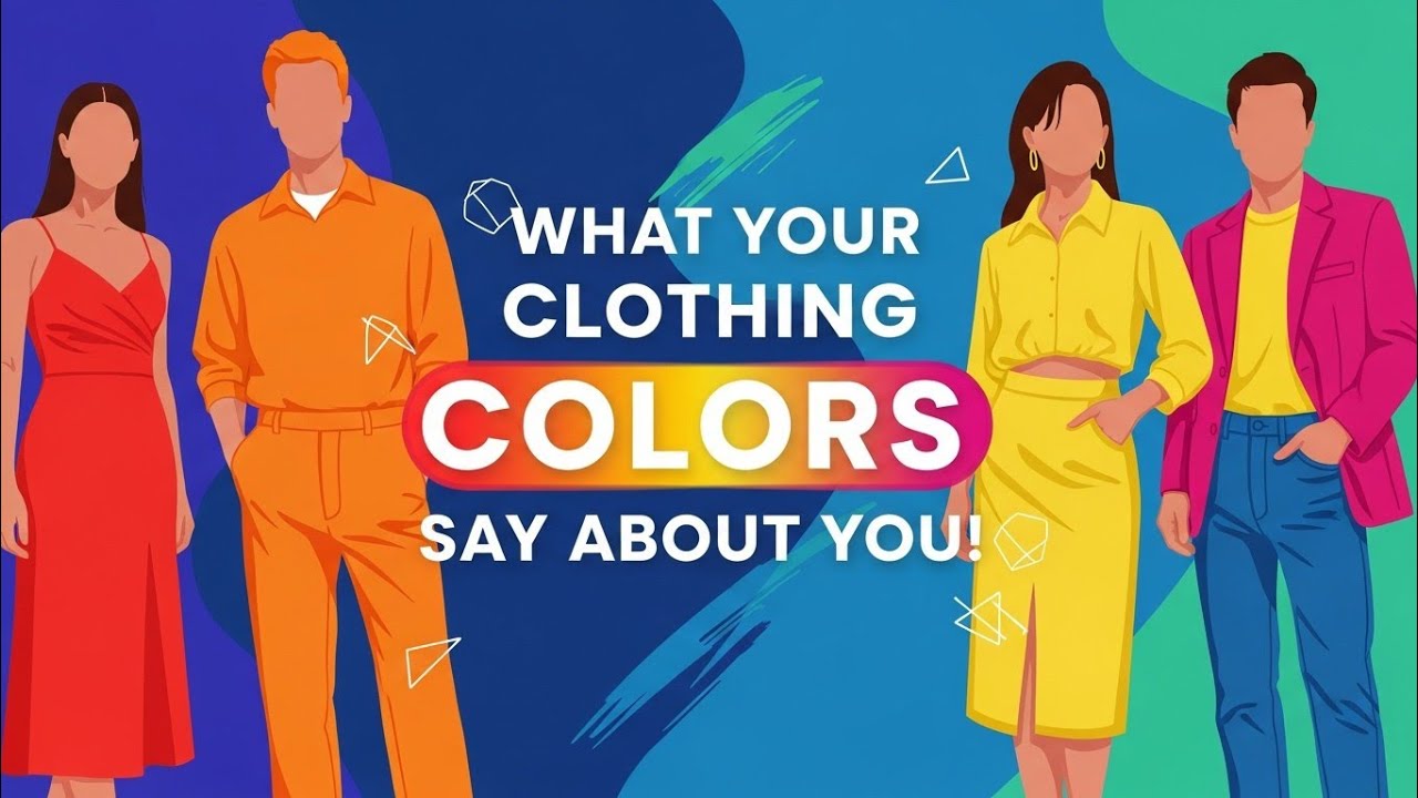 What Your Clothing Colors Say About You! - YouTube