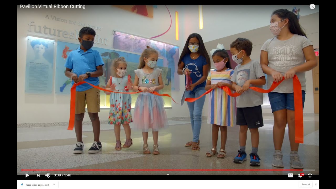 Pavilion Virtual Ribbon Cutting - YouTube