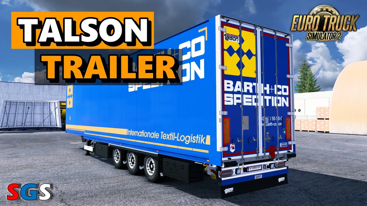 |ETS2 1.44| Talson Trailer [UPDATE for 1.44] - YouTube