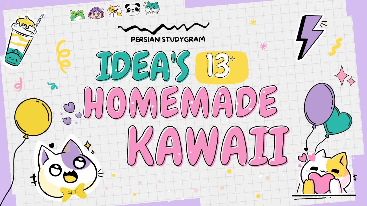 diy stationery ideas (13+ ): kawaii stationery set | #stickerbook # ...