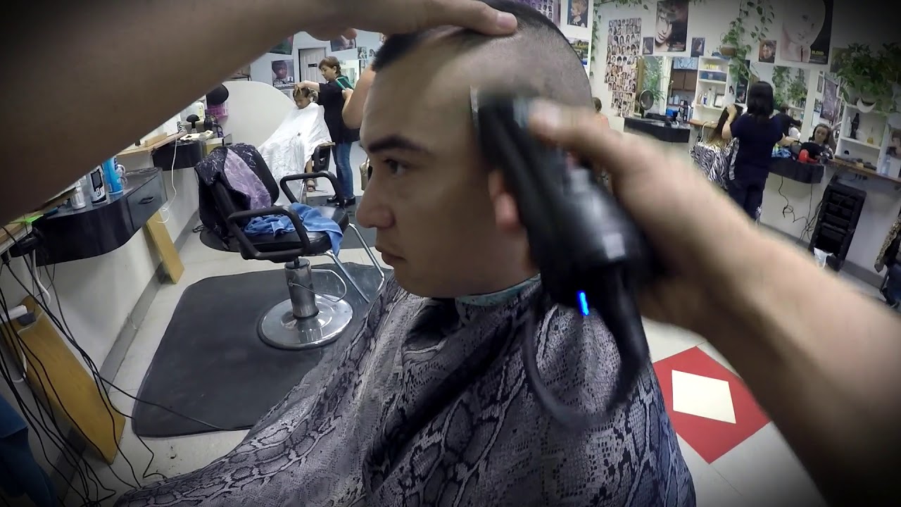 💈Skin Tight Bald Fade | Straight Razor haircut - YouTube