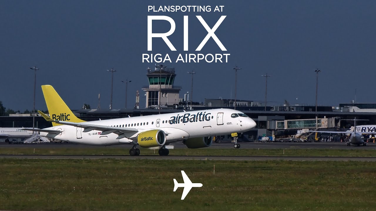 Planespotting at RIGA Airport (RIX) August 2022 - YouTube