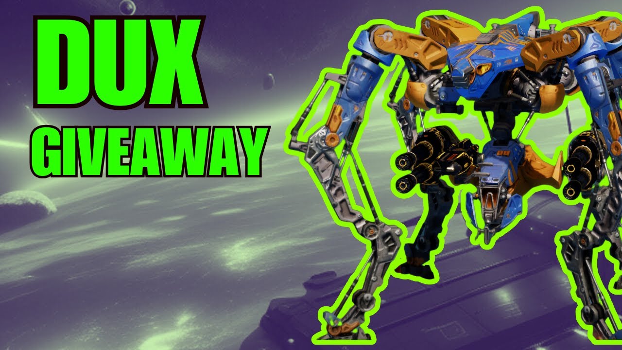 Huge DUX Giveaway War Robots - YouTube