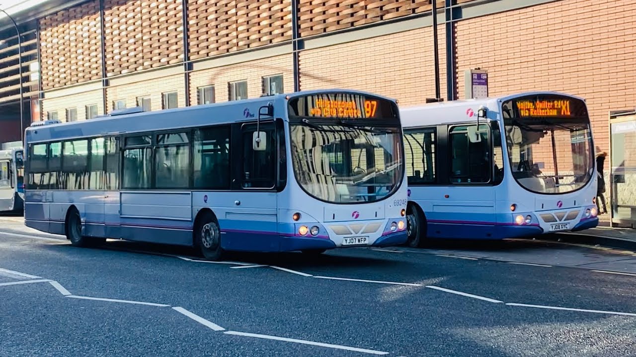 First Bus Sheffield 69248 On 97 From Toltey To Hillsborough - YouTube