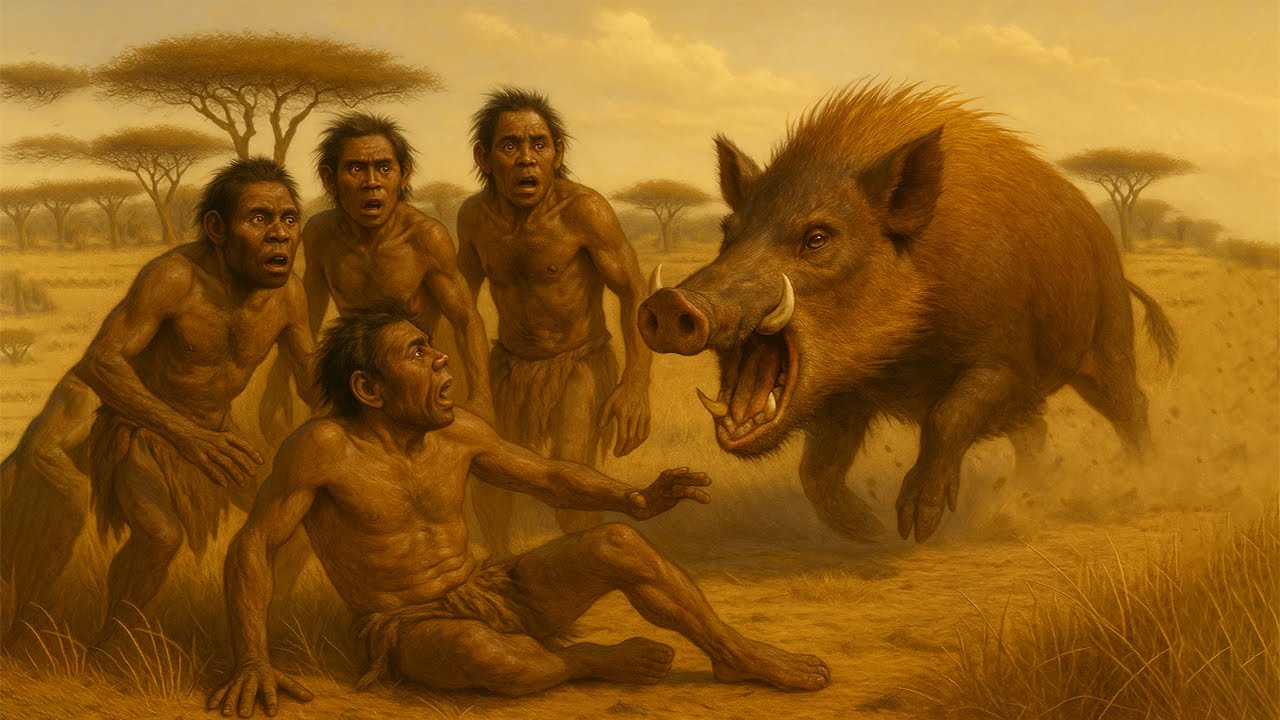 Life 5 Million Years Ago | Spider Lion Vs Hominids | Best Survival ...