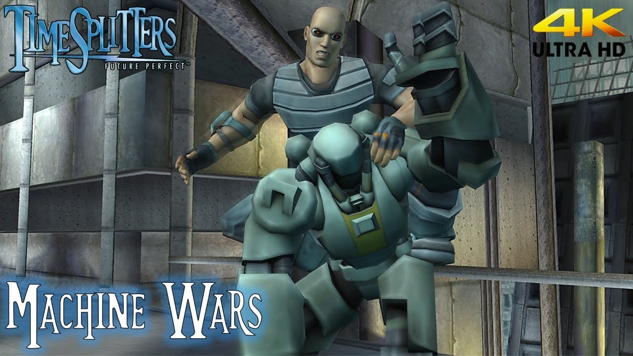 TimeSplitters Future Perfect 'Machine Wars' Hard Walkthrough (4K) - YouTube