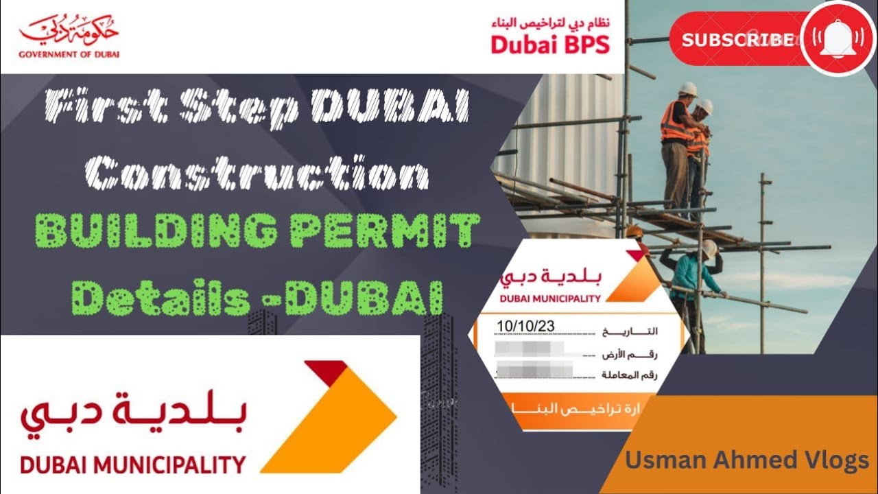 1st Step to start construction in Dubai - UAE 🇦🇪 | Dubai Building ...