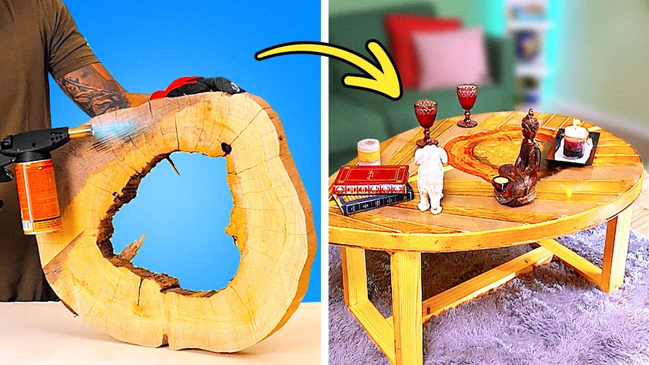 Criando móveis de madeira DIY impressionantes - YouTube