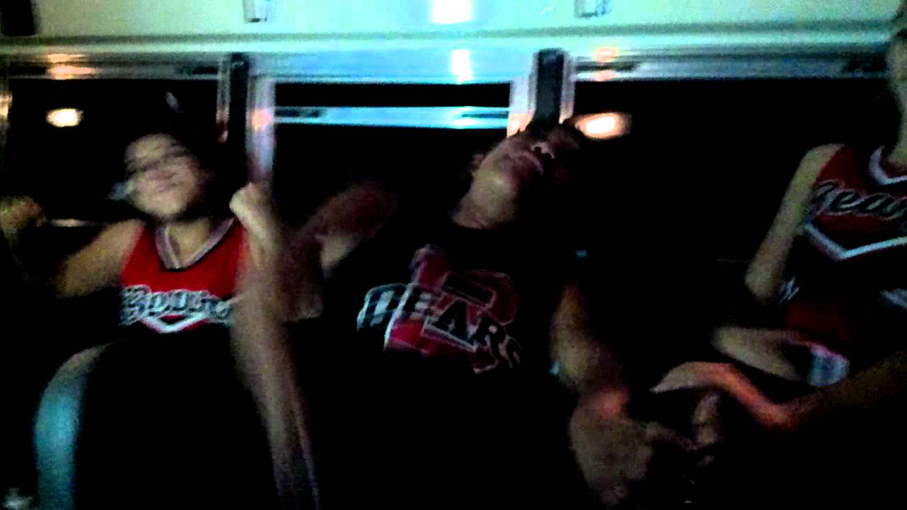 BMHS Varsity Cheer Bus - YouTube