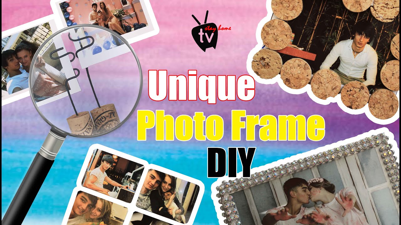 DIY Photo Frame | Frame Ideas | How to Make Interesting Unique Crafty ...