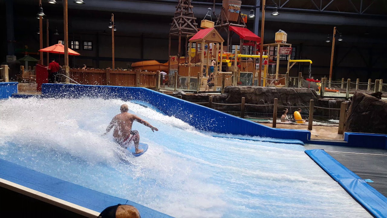 Indoor waterpark Silver Rapids Waterpark Kellogg, Idaho FlowRider Surf ...
