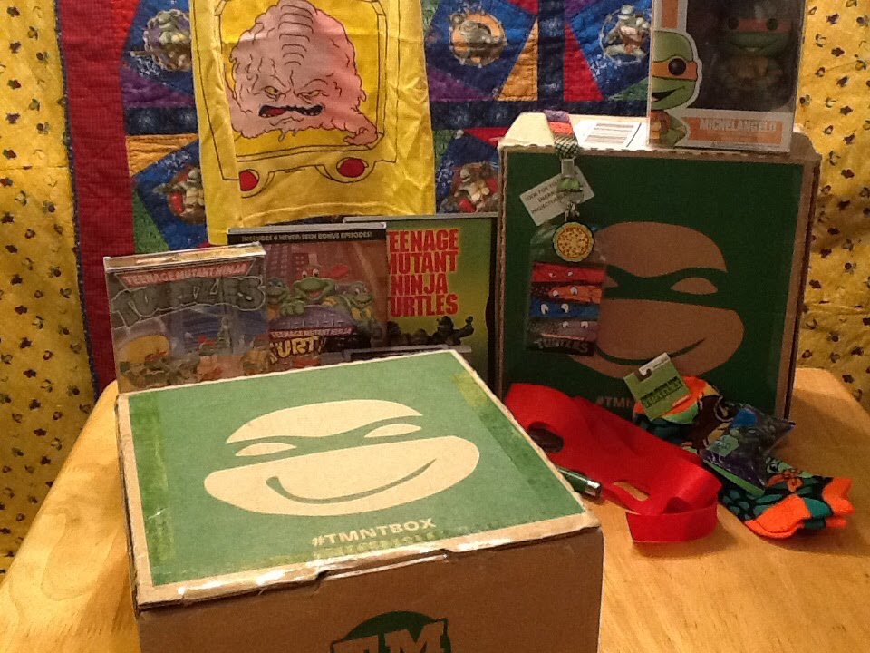 TMNT Box August 2015 Subscription Box Review. Classic Turtles Box. # ...
