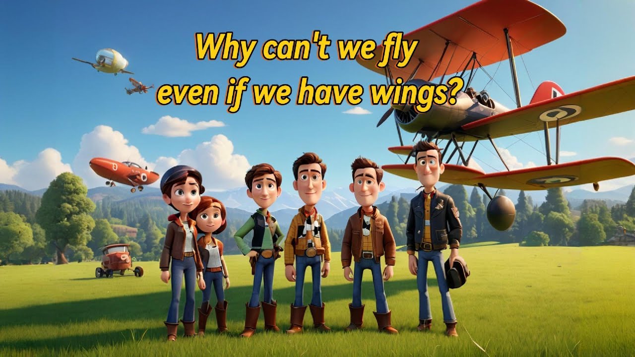 Why can't we fly even if we have wings? ️ | Science for Kids | 3D ...
