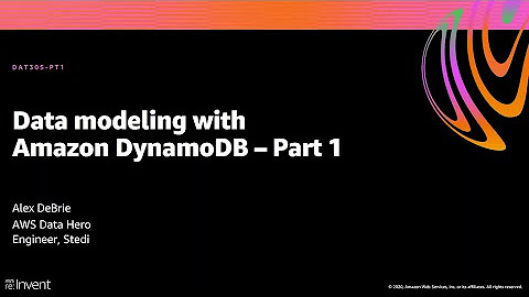 [AWS] Data Modeling with DynamoDB - YouTube