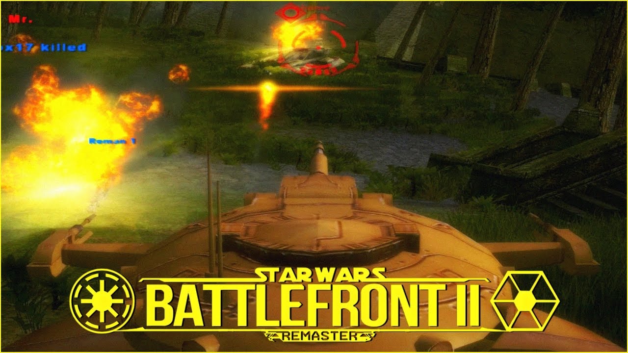 Tank Battle in Yavin IV | Online Multiplayer | Star Wars BattleFront 2 ...