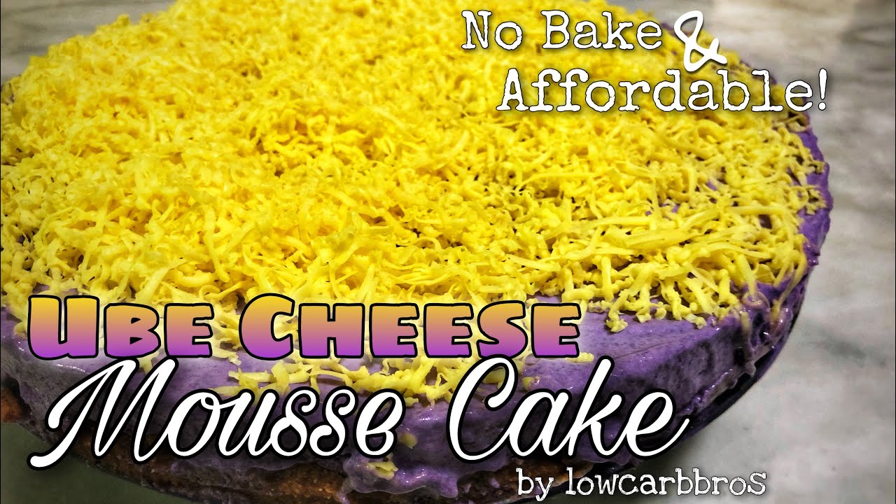 No Bake Ube Cheese Mousse Cake | Affordable Low Carb Cheesecake | LCIF ...