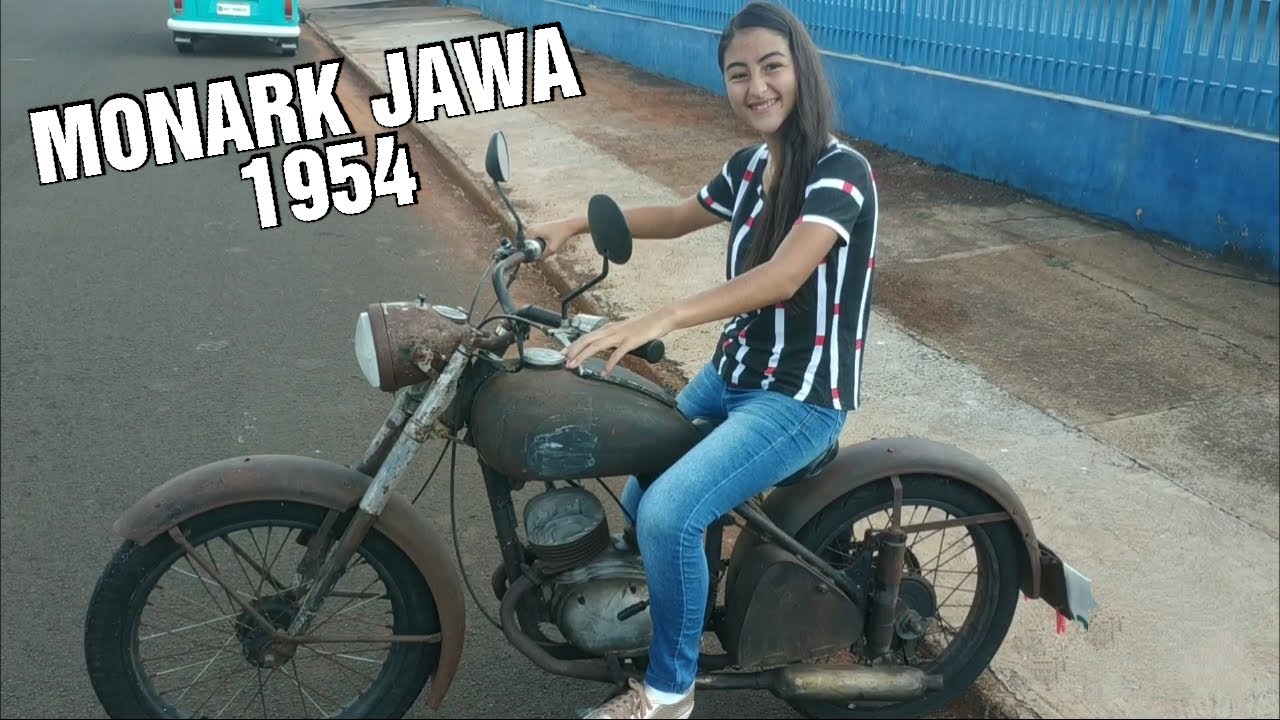 ENCONTREI UMA MOTO RARÍSSIMA- MONARK JAWA 1954 - YouTube