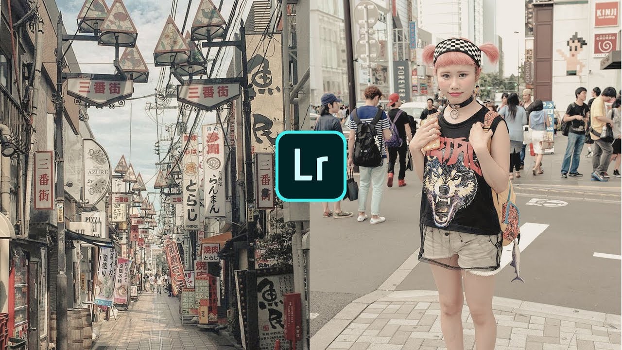 Tokyo Style Color Grading | Free Lightroom Mobile Preset - YouTube