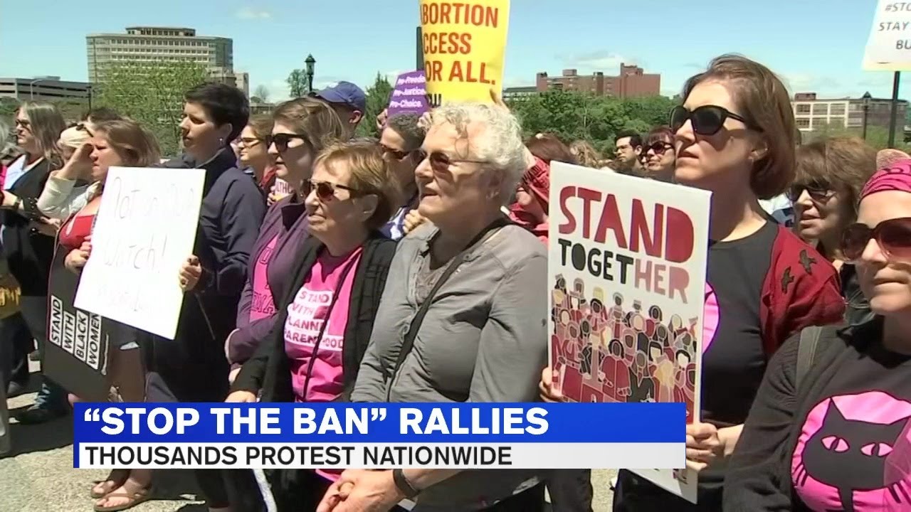 'Stop the Ban' rally held in Northampton to protest recent abortion ...