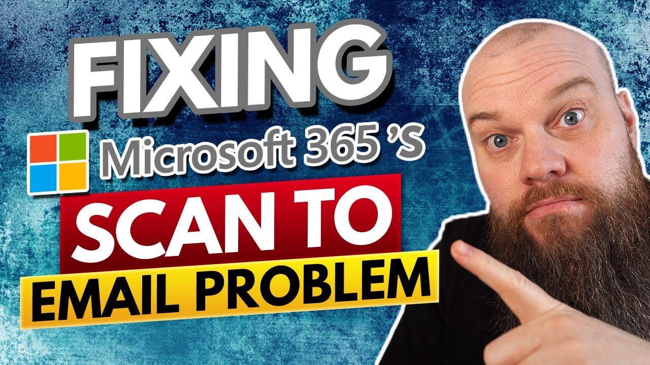 Scan to Email WITHOUT Microsoft 365 - YouTube