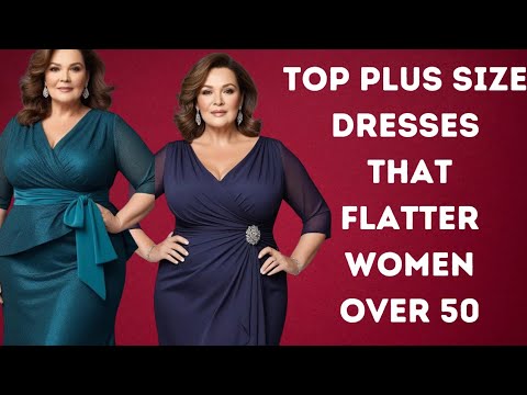 How to Choose Plus Size Dresses That Complement Your Figure at 50 ...