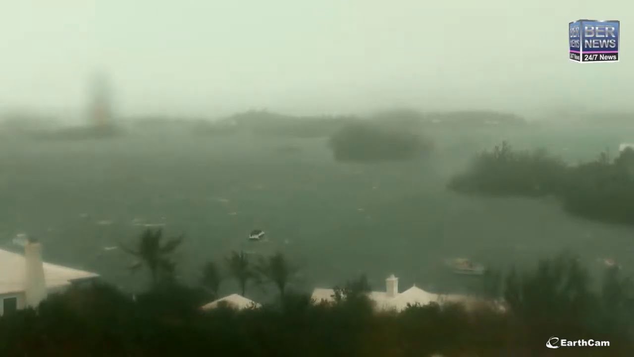 Live Video II: Hurricane Paulette hits Bermuda, stream courtesy of ...