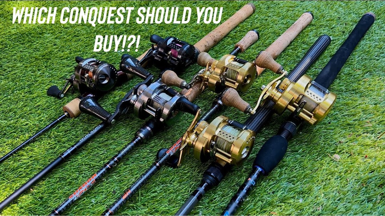 Shimano Calcutta Conquest line up! What I use my baitcast combos for ...