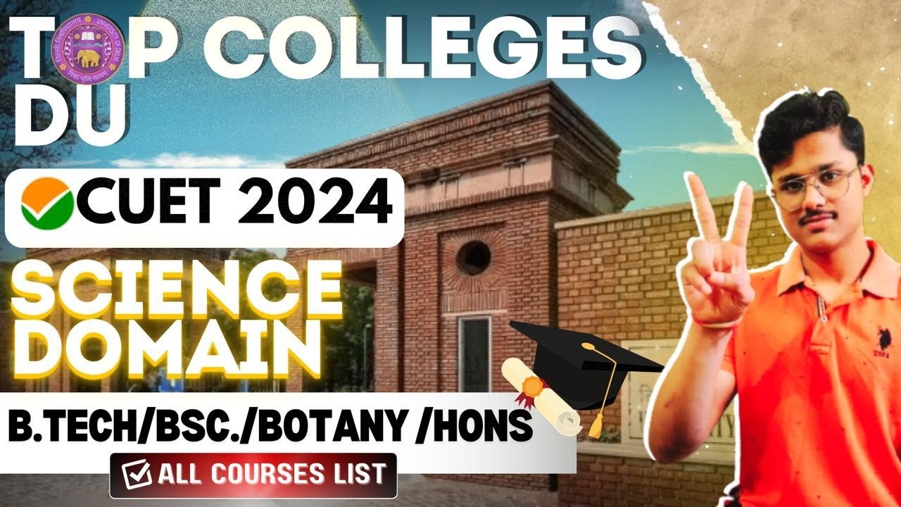🥳SCIENCE STREAM TOP COLLEGES IN DU | PREFERENCE LIST DELHI UNIVERSITY ...