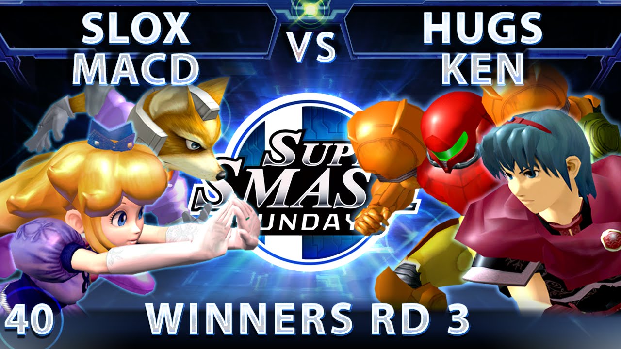 SSS 40 - Slox & MacD (Blue) Vs. Ken & HugS (Red) SSBM Winners Round 3 ...
