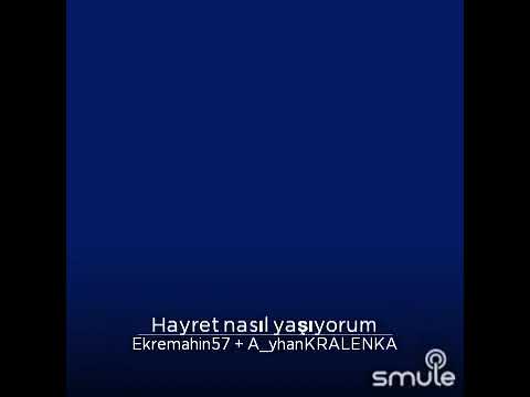 EKREM ŞAHİN hayret nasıl yaşıyorum