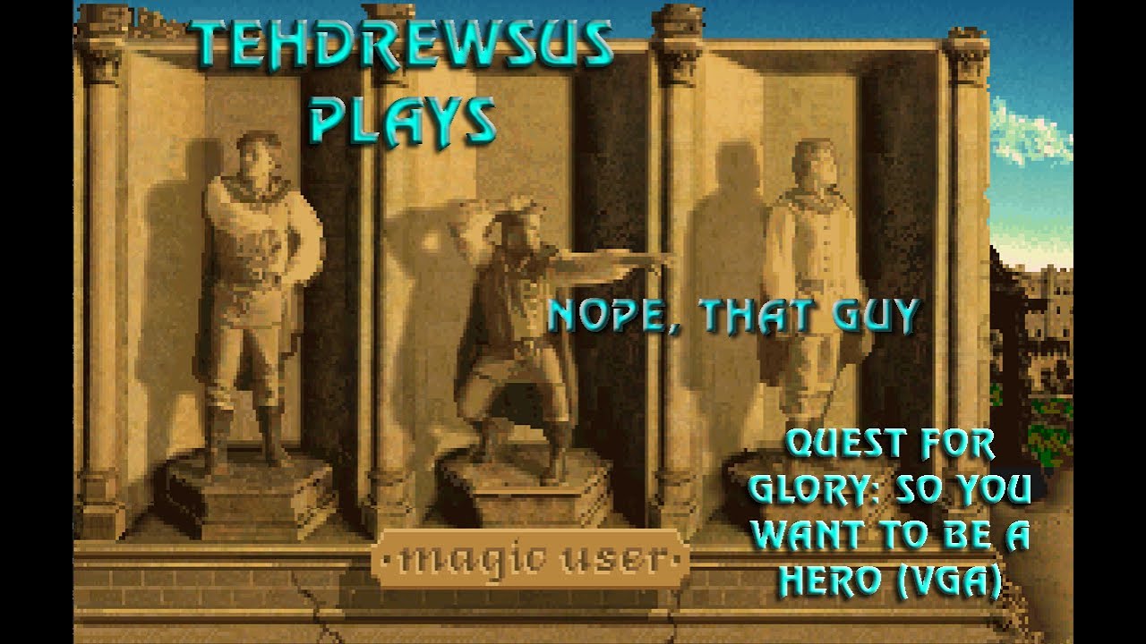 Quest for Glory 1 VGA Playthough! THIS TIME AS A THIEF - YouTube