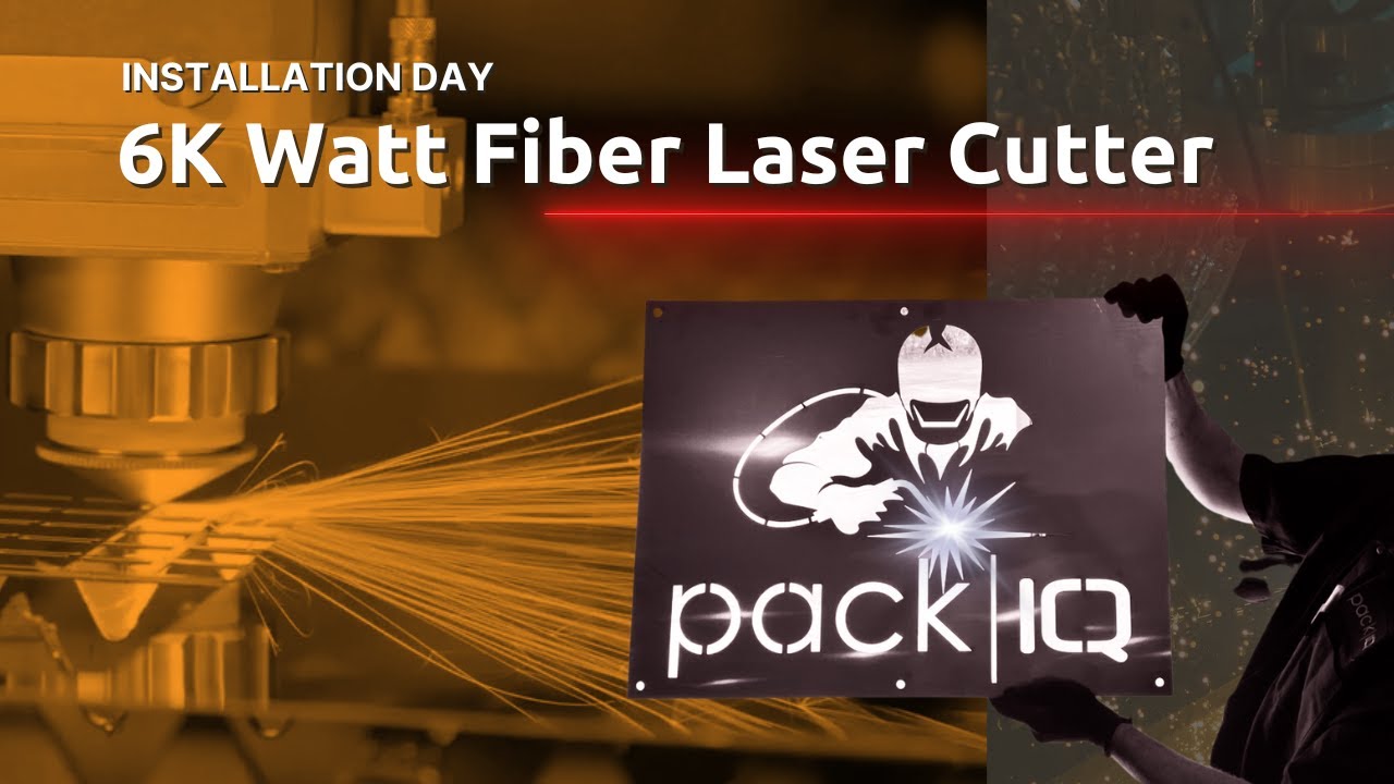 PackIQ's new 6K watt laser cutter installation. - YouTube