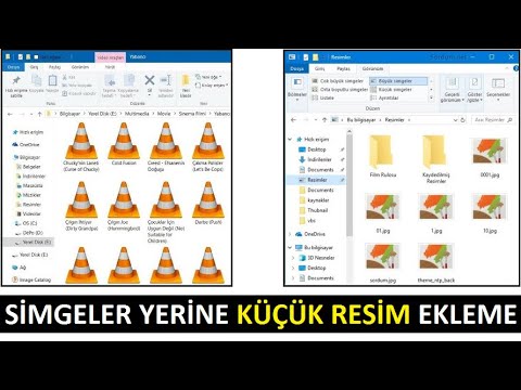 Bilgisayarda video fotoğraf dosyaları küçük resimlerle nasıl gösterilir? Windows 11 W10