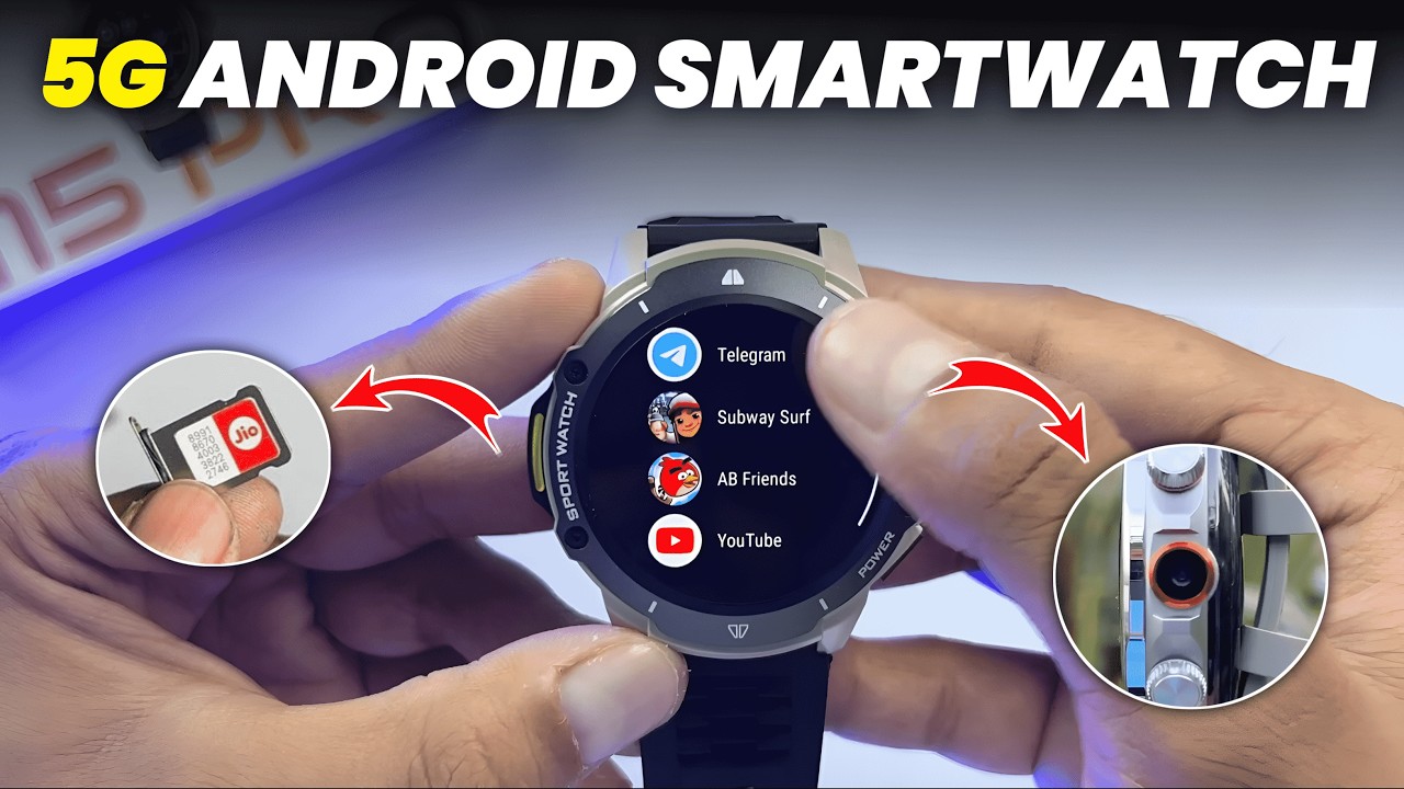 Top 3 Best 5g Android Smartwatch Under 4000 With SIM Card Slot 2025 ...