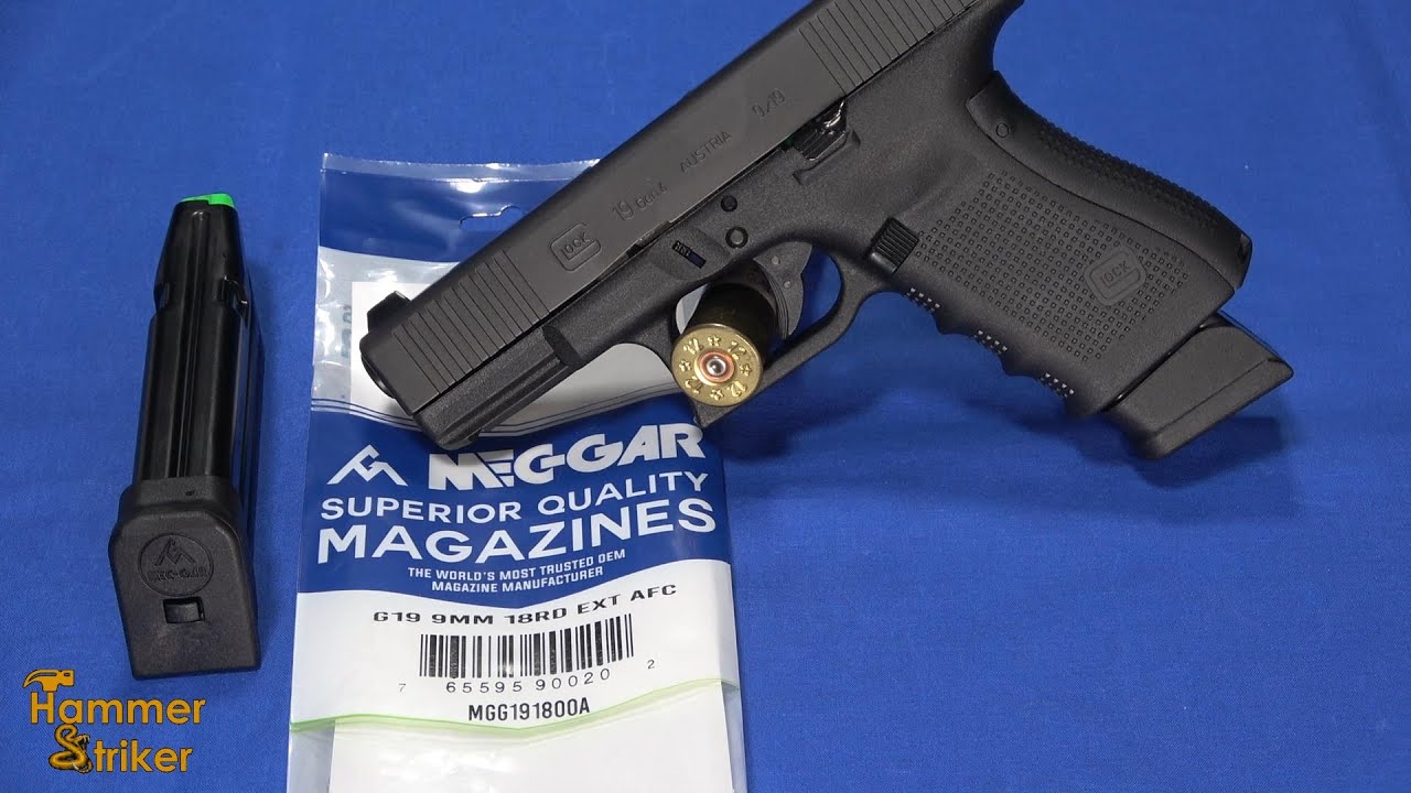 NEW Steel Magazine for Glock From Mecgar! 18rd Glock 19 Mag - YouTube