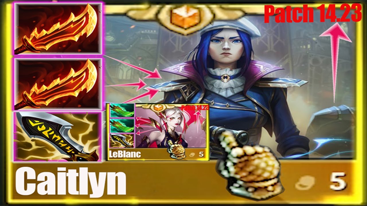 My Sister Caitlyn & LeBlanc Is Strong ? | TFT SET13 #tftset13 #teamfighttactics - YouTube