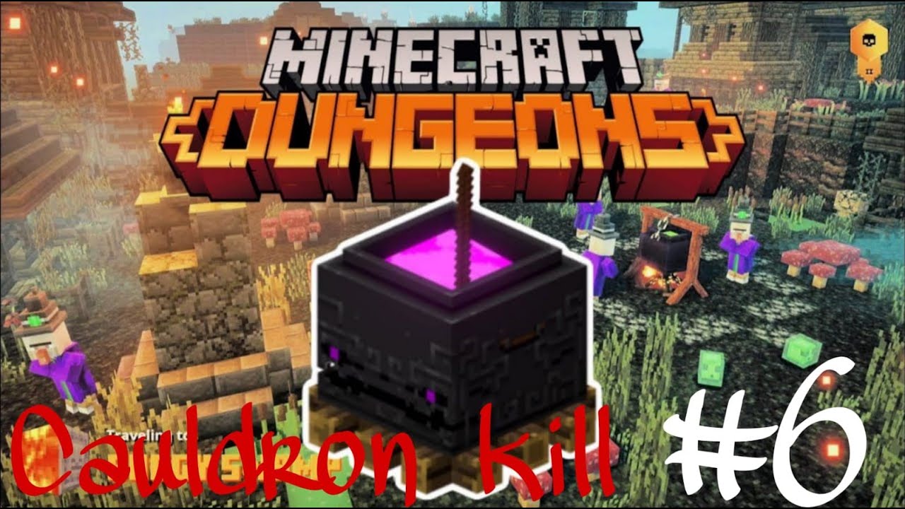 DEFEATING THE CORRUPTED CAULDRON IN MINECRAFT DUNGEONS!!Minecraft ...