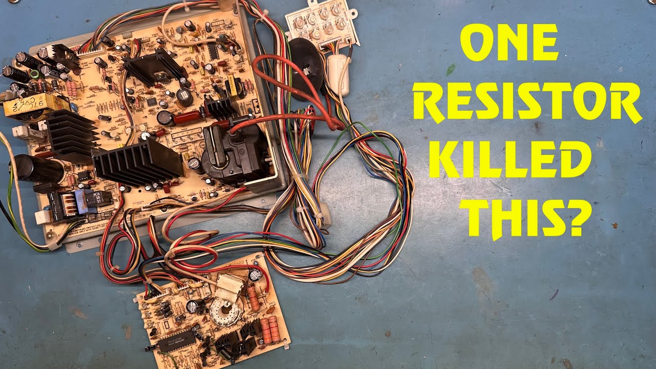 25" Neotec NT-2500S Arcade Monitor Repair - DEAD - I Learned Something ...