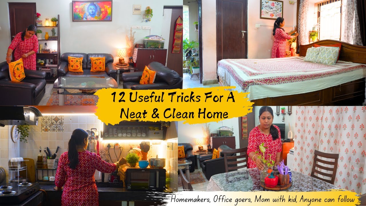 12 Simple Tips TO Keep your Home Always Neat & Clean | Cleaning ...