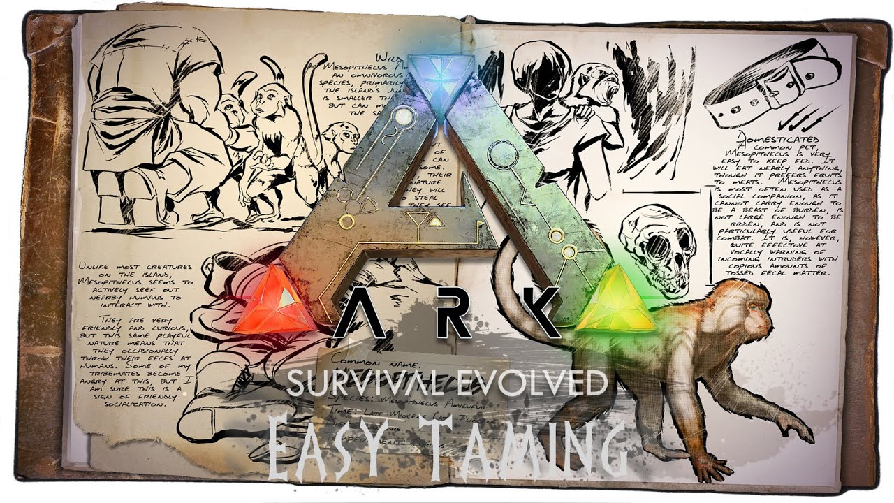 ARK: Survival Evolved Easy Taming 02 Mesopithecus [HD+/DE] - YouTube