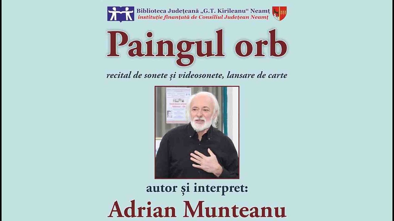 Adrian MUNTEANU - „Paingul orb“ - YouTube