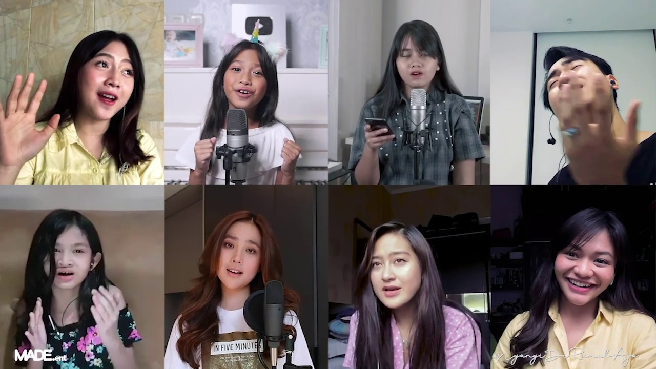 WE ARE THE WORLD - KUKI , HANINDHIYA , SALSABHILA , AMEL CARLA , AGATHA ...