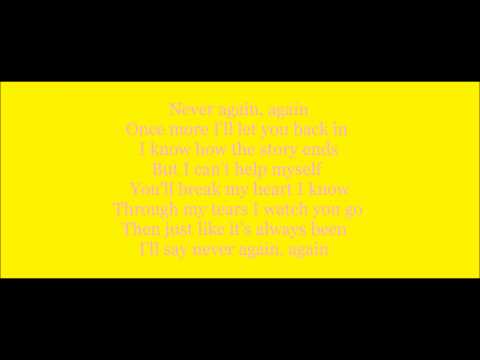 Never Again, Again - Lee Ann Womack (Lyrics On Screen)