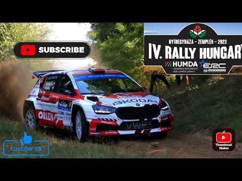 ERC 4 Rally Hungary 2023 - #action by HimenRally33 - YouTube
